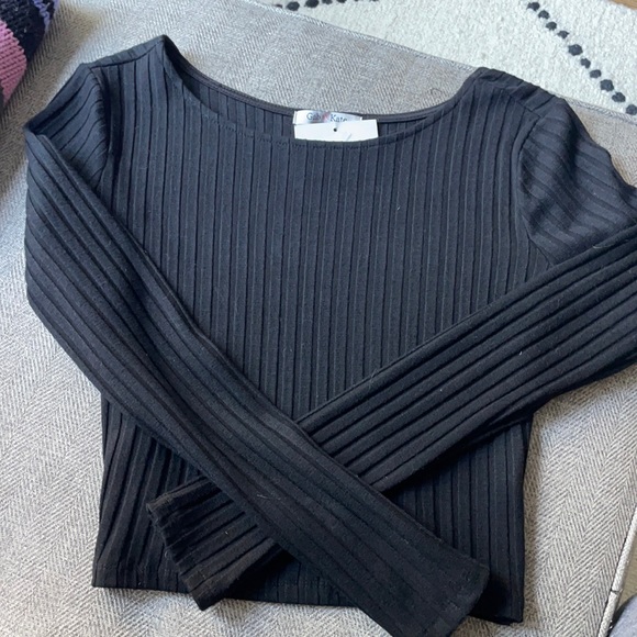Gab & Kate | Tops | Nwt Gab Kate Black Long Sleeve Kate Top | Poshmark